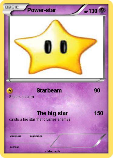 Pokémon Power star 7 7 - Starbeam - My Pokemon Card