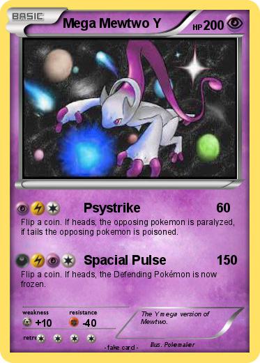 Pokémon Mega Mewtwo Y 167 167 - Psystrike - My Pokemon Card