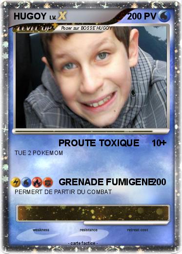 Pokémon HUGOY - PROUTE TOXIQUE - Ma carte Pokémon