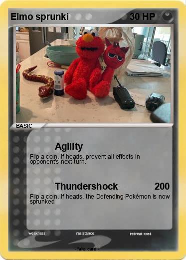 Pokémon Elmo sprunki - Agility - My Pokemon Card