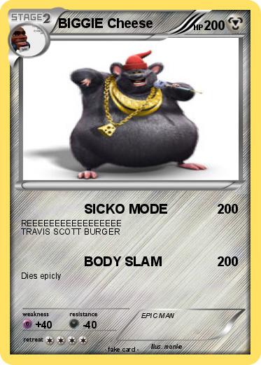 Pokémon BIGGIE Cheese 50 50 - SICKO MODE - My Pokemon Card