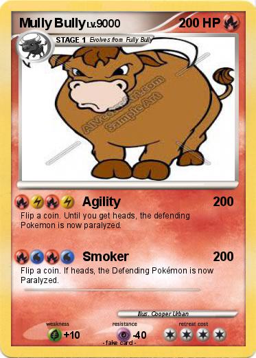 Pokémon Mully Bully - Agility - My Pokemon Card