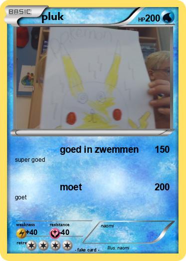 Pokémon pluk 1 1 - goed in zwemmen - My Pokemon Card
