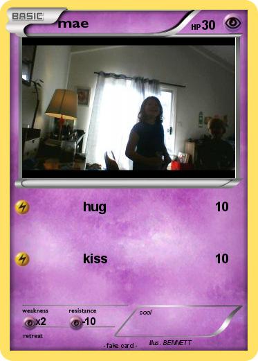Pokémon mae 62 62 - hug - My Pokemon Card