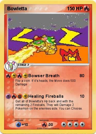 Pokémon Bowletta - Bowser Breath - My Pokemon Card