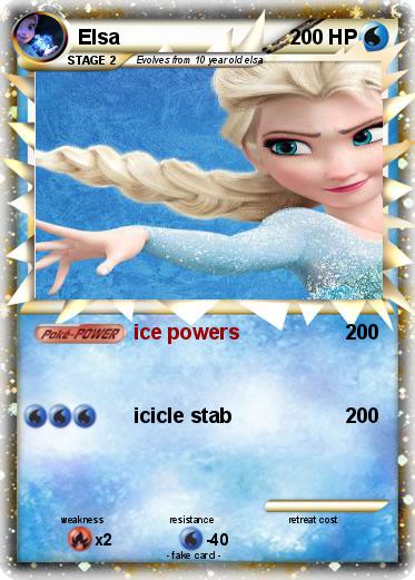 Pokémon Elsa 653 653 - ice powers - My Pokemon Card