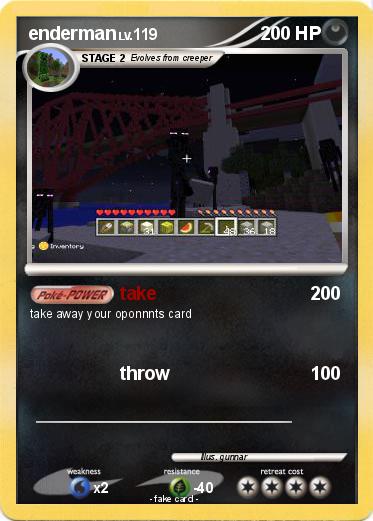 Pokémon enderman 913 913 - take - My Pokemon Card