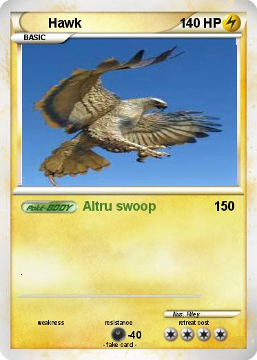 Pokémon Hawk 84 84 - Altru swoop - My Pokemon Card