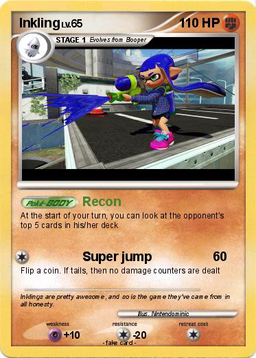 Pokémon Inkling 87 87 - Recon - My Pokemon Card