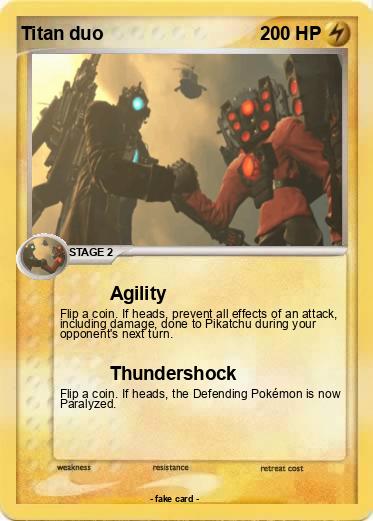 Pokémon Titan duo - Agility - My Pokemon Card