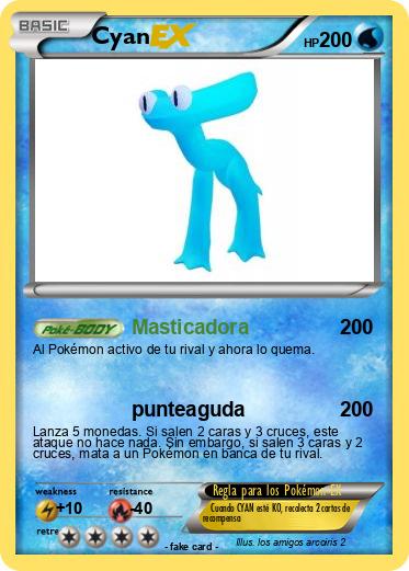 Pokémon Cyan 109 109 - Masticadora - Mi carta pokémon