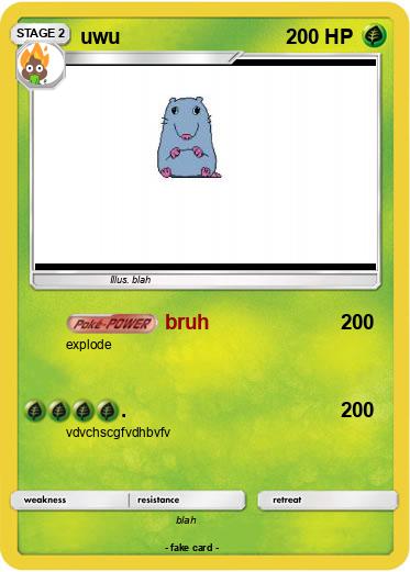 Pokémon uwu 155 155 - bruh - My Pokemon Card