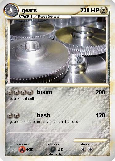 Pokémon gears 26 26 - boom - My Pokemon Card