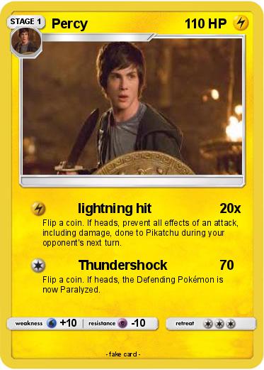 Pokémon Percy 858 858 - lightning hit - My Pokemon Card