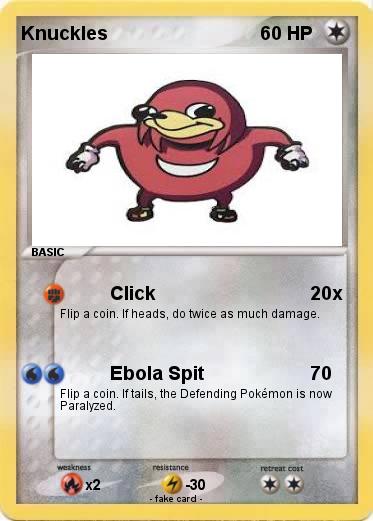 Pokémon Knuckles 918 918 - Click - My Pokemon Card