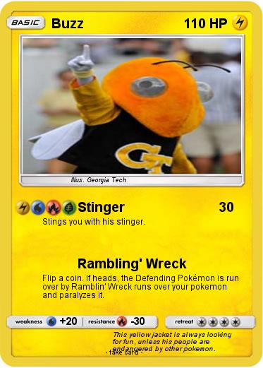 Pokémon Buzz 323 323 - Stinger - My Pokemon Card