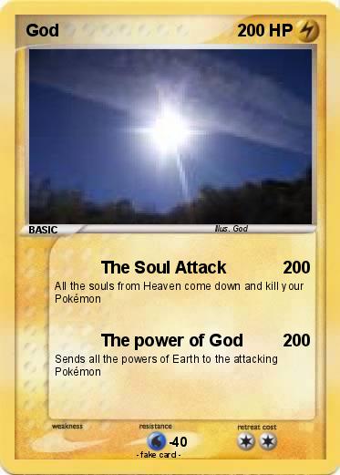 Pokémon God 922 922 - The Soul Attack - My Pokemon Card