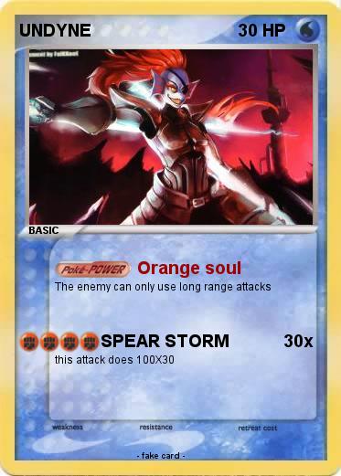 Pokémon UNDYNE 317 317 - Orange soul - My Pokemon Card