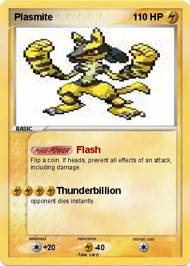 Pokémon Plasmite - Flash - My Pokemon Card