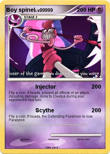 Pokémon Boy spinel - Injector - My Pokemon Card