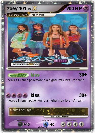 Pokémon zoey 101 5 5 - kiss - My Pokemon Card