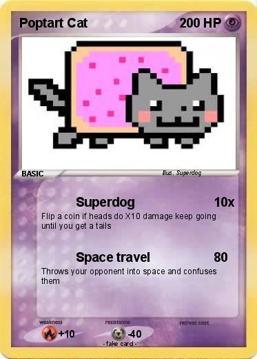 Pokémon Poptart Cat 12 12 - Superdog - My Pokemon Card