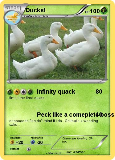 Pokémon Ducks 33 33 - Infinity quack - My Pokemon Card