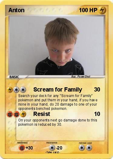 Pokémon Anton 73 73 - Scream for Family - My Pokemon Card