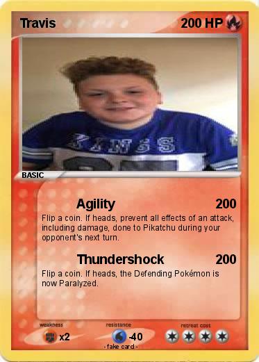 Pokémon Travis 155 155 - Agility - My Pokemon Card