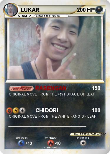 Pokémon LUKAR 3 3 - RASENGAN - My Pokemon Card
