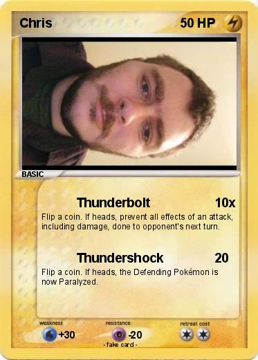 Pokémon Chris 1394 1394 - Thunderbolt - My Pokemon Card