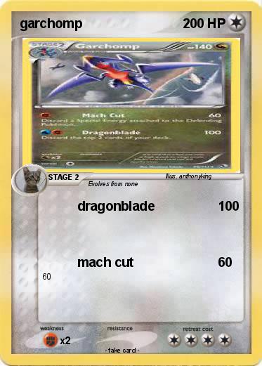 Pokémon garchomp 735 735 - dragonblade - My Pokemon Card