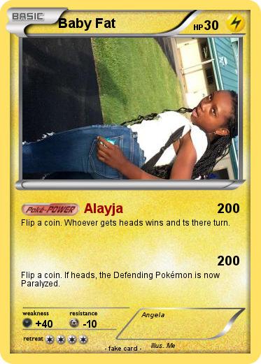 Pokémon Baby Fat - Alayja - My Pokemon Card