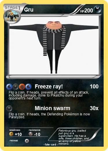 Pokémon Gru 305 305 - Freeze ray! - My Pokemon Card