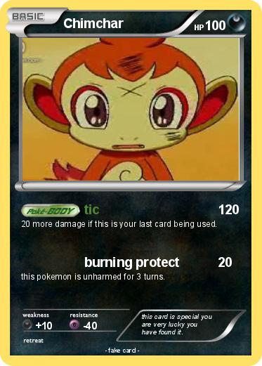 Pokémon Chimchar 431 431 - tic - My Pokemon Card