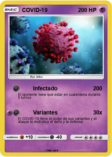 Pokémon COVID 19 152 152 - Infectado - My Pokemon Card