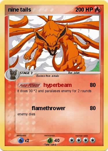 Pokémon nine tails 21 21 - hyperbeam - My Pokemon Card