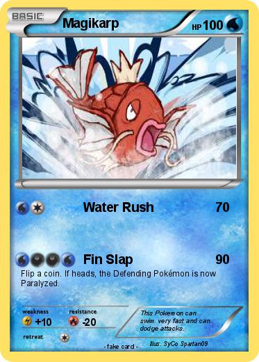 Pokémon Magikarp 1347 1347 - Water Rush - My Pokemon Card