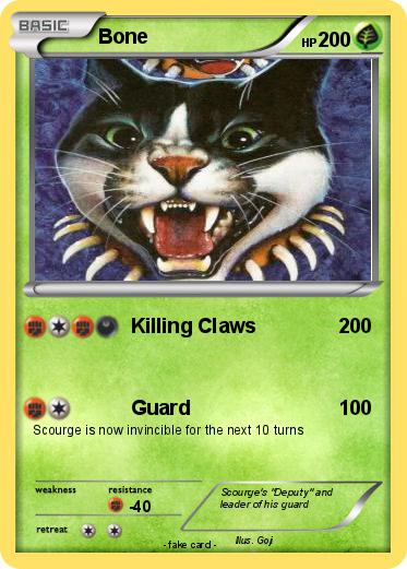 Pokémon Bone 239 239 - Killing Claws - My Pokemon Card
