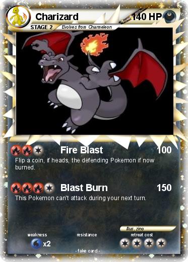 Pokémon Charizard 3358 3358 - Fire Blast - My Pokemon Card