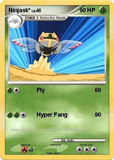 Pokémon Ninjask 44 44 - Fly - My Pokemon Card