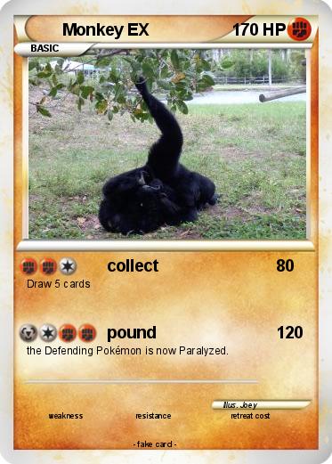 Pokémon Monkey EX 3 3 - collect - My Pokemon Card