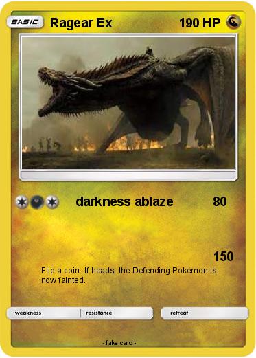 Pokémon Ragear Ex - darkness ablaze - My Pokemon Card