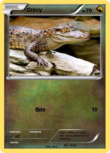 Pokémon Crocy 5 5 - Bite - My Pokemon Card