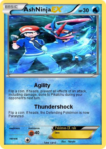 Pokémon AshNinja - Agility - My Pokemon Card