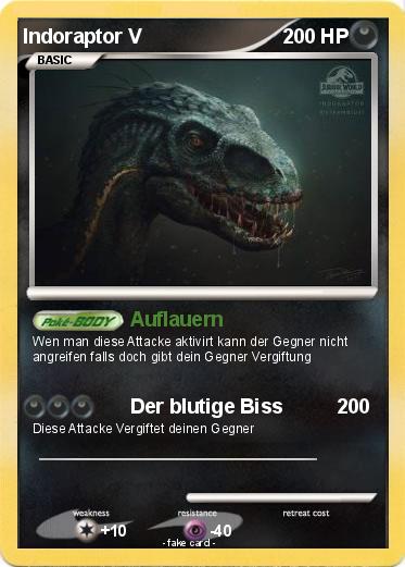 Pokémon Indoraptor V 1 1 - Auflauern - My Pokemon Card