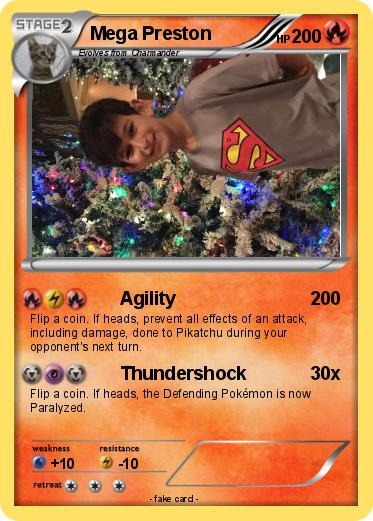 Pokémon Mega Preston - Agility - My Pokemon Card
