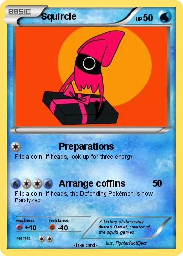 Pokémon Squircle - Preparations - My Pokemon Card