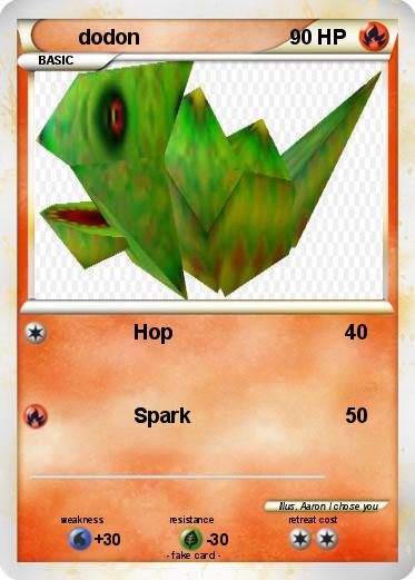 Pokémon dodon 1 1 - Hop - My Pokemon Card