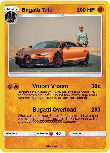 Pokémon Bugatti Tate - Vroom Vroom - My Pokemon Card